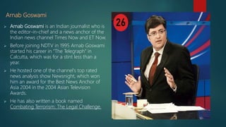 Prominent journalists | PPT