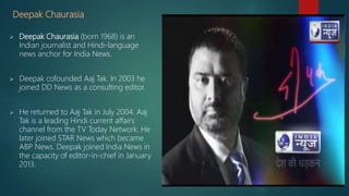 Prominent journalists | PPT