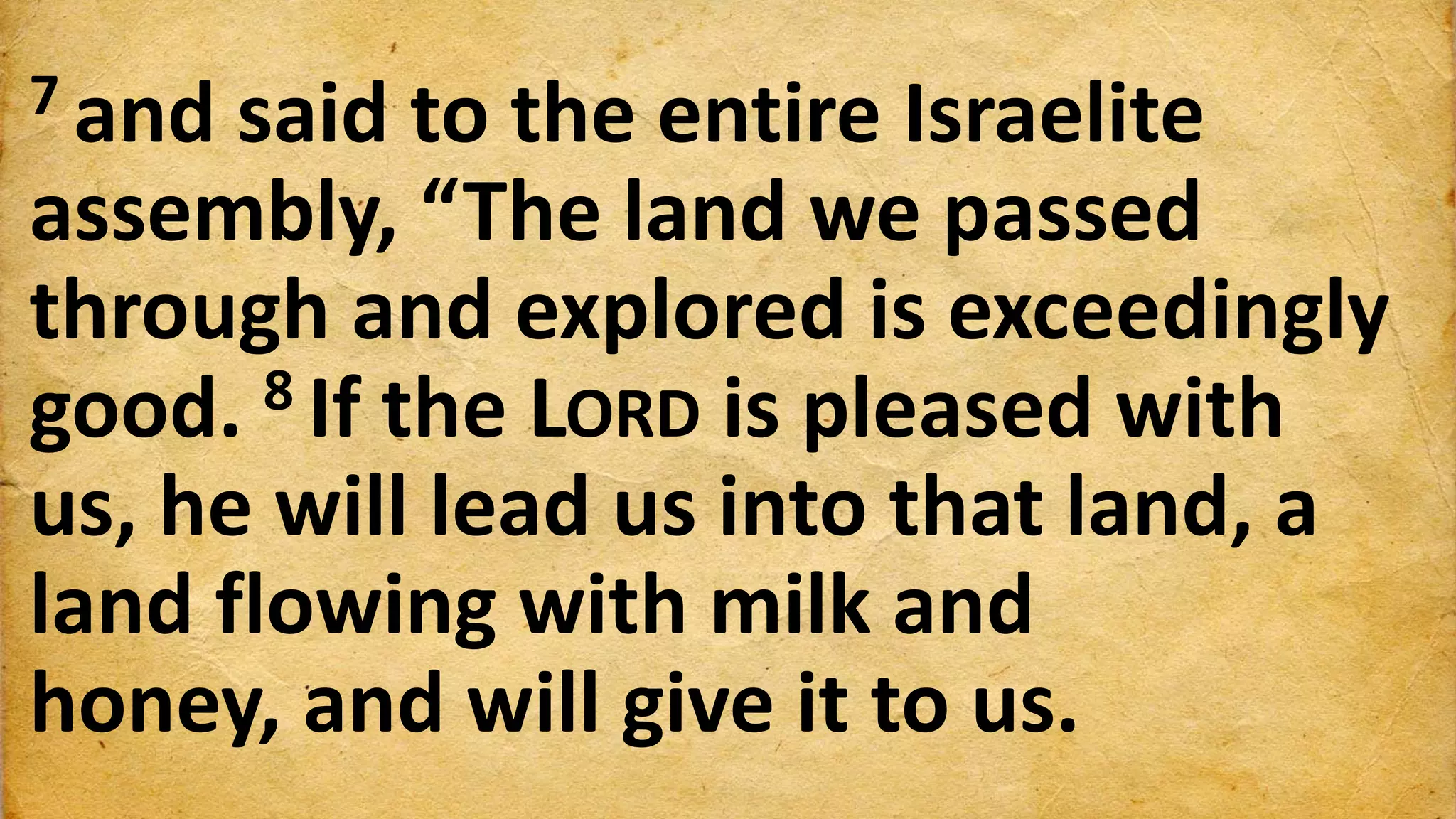 40 Days and 40 Nights_Jesus Our Promised Land | PPTX