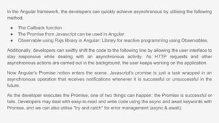 What is Promise in Angular Development? | PPT