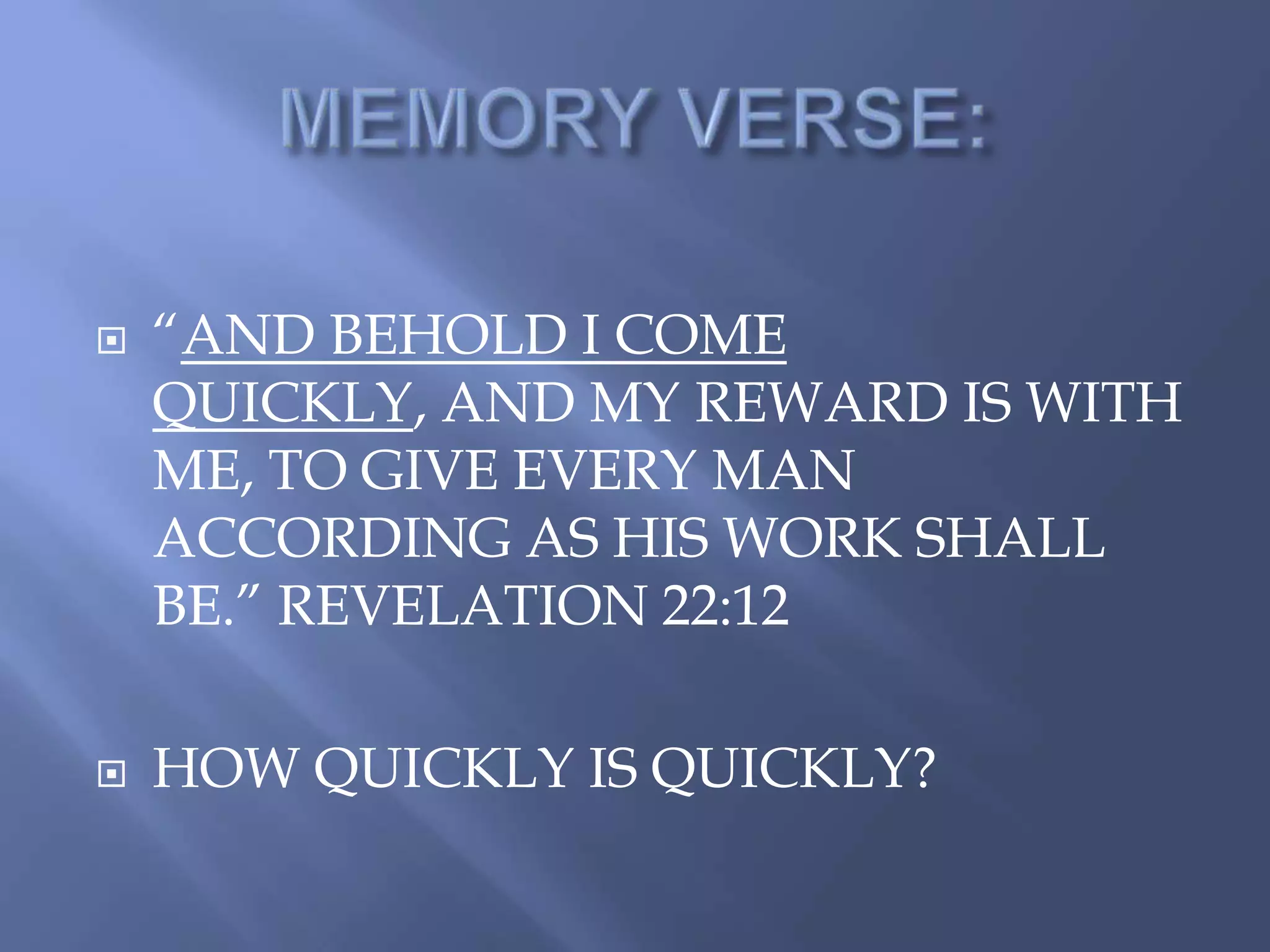 Promise of His Return | PPTX | Christianity | Religion & Spirituality