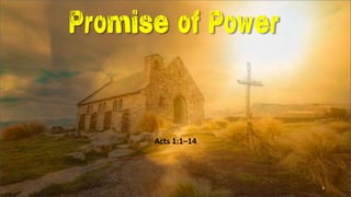 Promise of power | PPTX