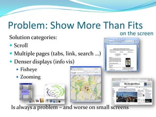 Promise of Zoomable User Interfaces | PPT