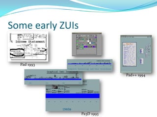 Promise of Zoomable User Interfaces | PPT