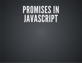 Promises in JavaScript | PDF