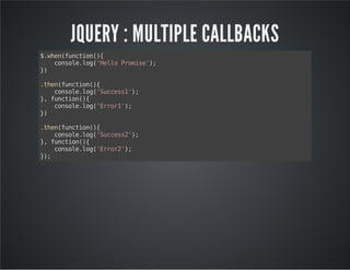 Promises in JavaScript | PDF