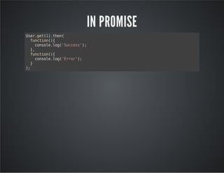 Promises in JavaScript | PDF
