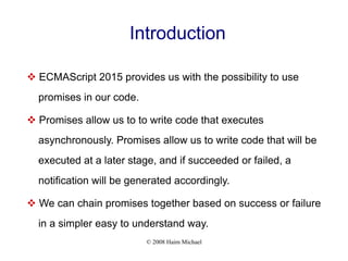 JavaScript Promises Simplified [Free Meetup] | PPT