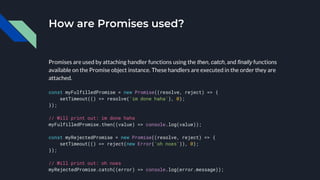 Promises, promises, and then observables | PPT