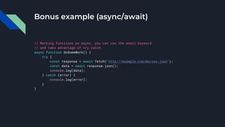 Promises, promises, and then observables | PPT