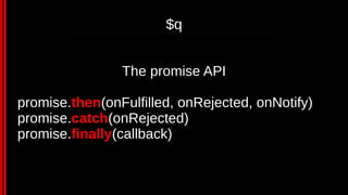 Promises, The Tao of Angular | PPT