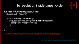 Promises, The Tao of Angular | PPT