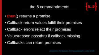 Promises, The Tao of Angular | PPT
