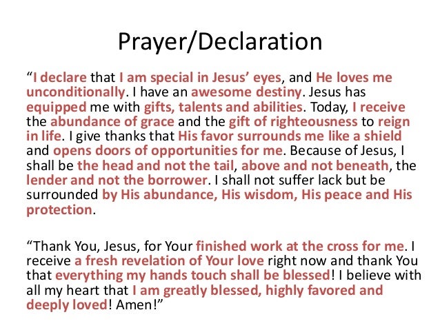 50 DECREE HEALING PRAYER - DECREE