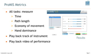 Haptica ProMIS @ SAGES 2010 | PPT