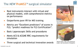 Haptica ProMIS @ SAGES 2010 | PPT