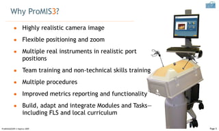 Haptica ProMIS @ SAGES 2010 | PPT