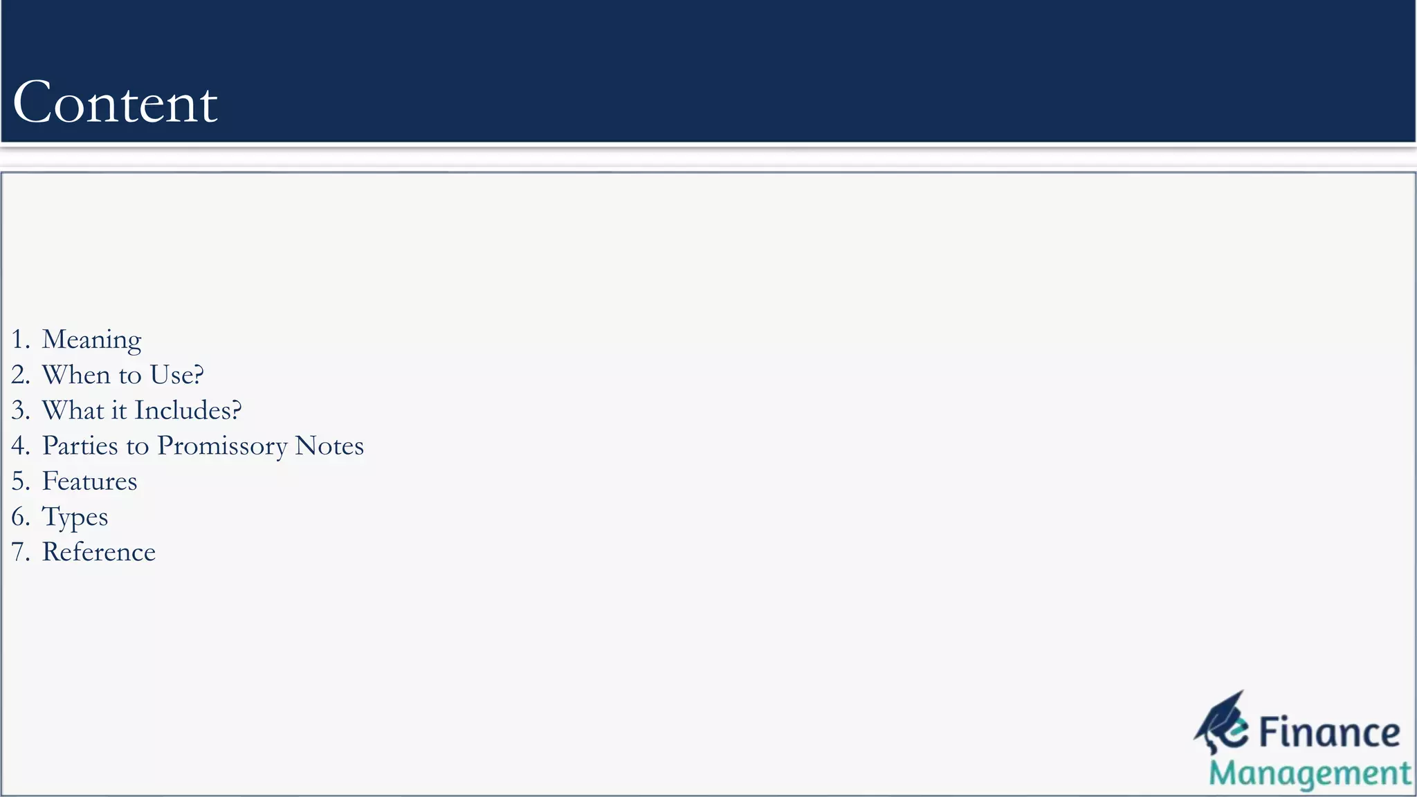 Promissory Note | PPTX