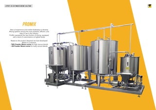 ProMix Mixing System | PDF
