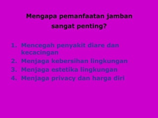 ppt penyuluhan tentang jamban sehat keluarga | PPT