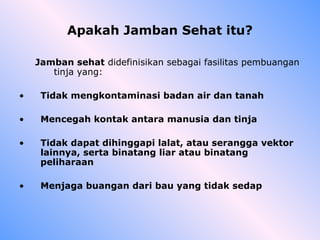 ppt penyuluhan tentang jamban sehat keluarga | PPT