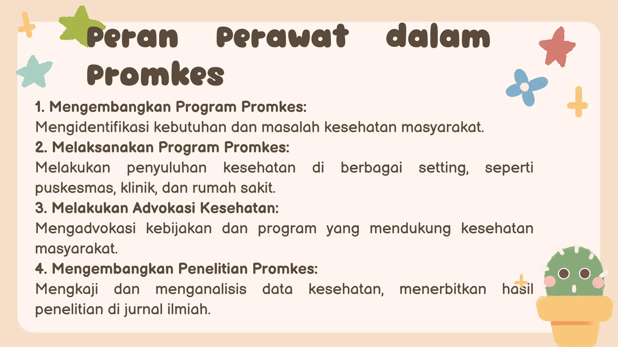Promkes Kel 9 peran perawat dam pendidikan dan promosi kesehatan ...