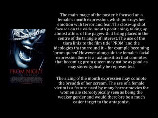 Prom night textual analysis | PPTX