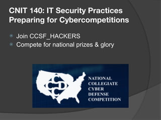 Security Training at CCSF | PDF | Information and Network Security ...