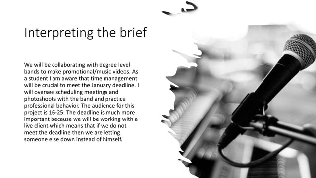 interpreting the brief | PPTX