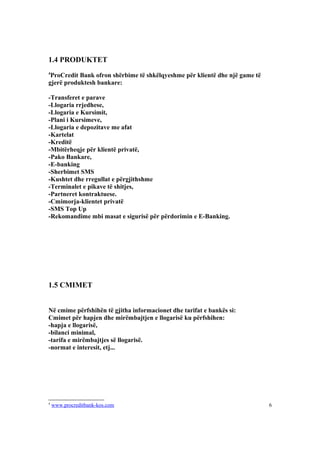 Rast studimore "ProCreditBank" | DOC