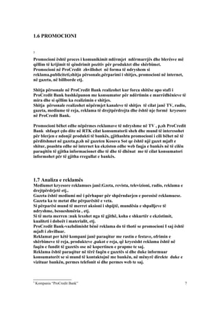Rast studimore "ProCreditBank" | DOC