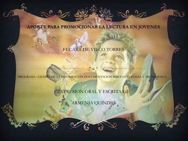 Promocionar La Lectura En Jovenes Ppt