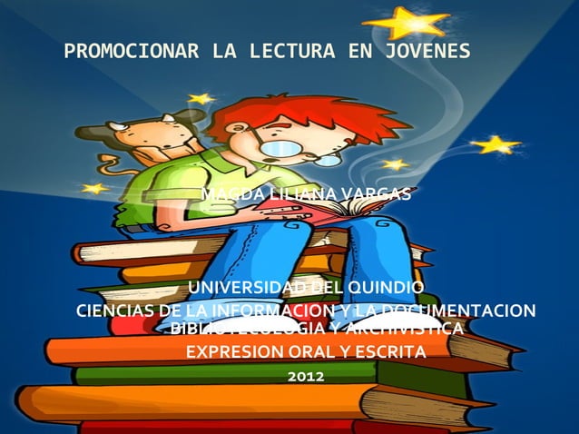 Promocionar La Lectura En Jovenes Ppt