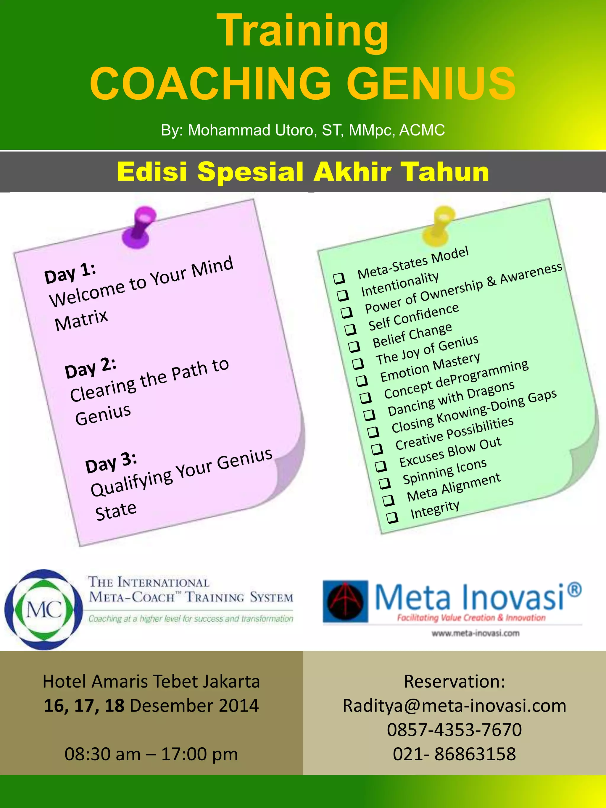 Be Genius Coach | PDF