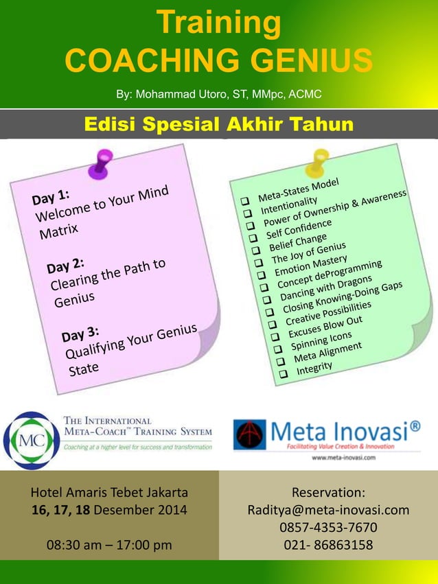 Be Genius Coach | PPTX