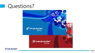 ProModel MedModel 2016 sp1 What's New? | PPT | Free Download