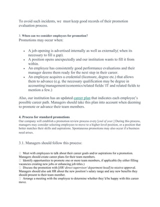 Promo document | PDF