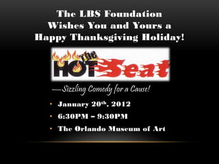 Hot Seat Thanksgiving | PPT