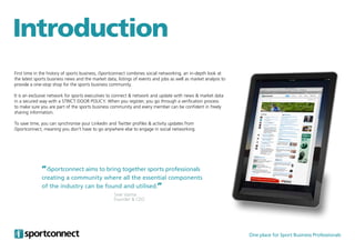 iSportconnect Media Pack | PDF