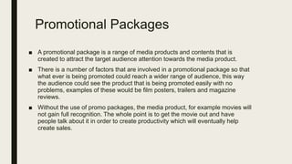 Promo package research | PPTX