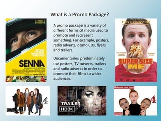 Promo package research | PPTX | Documentary | Genres