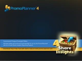 PromoPlanner4 typical Output Report | PPT