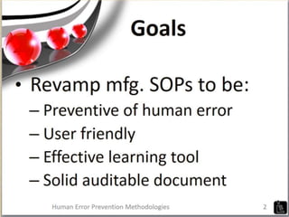 Visual SOPs: Preventing Human Error_Method 1 | PPT