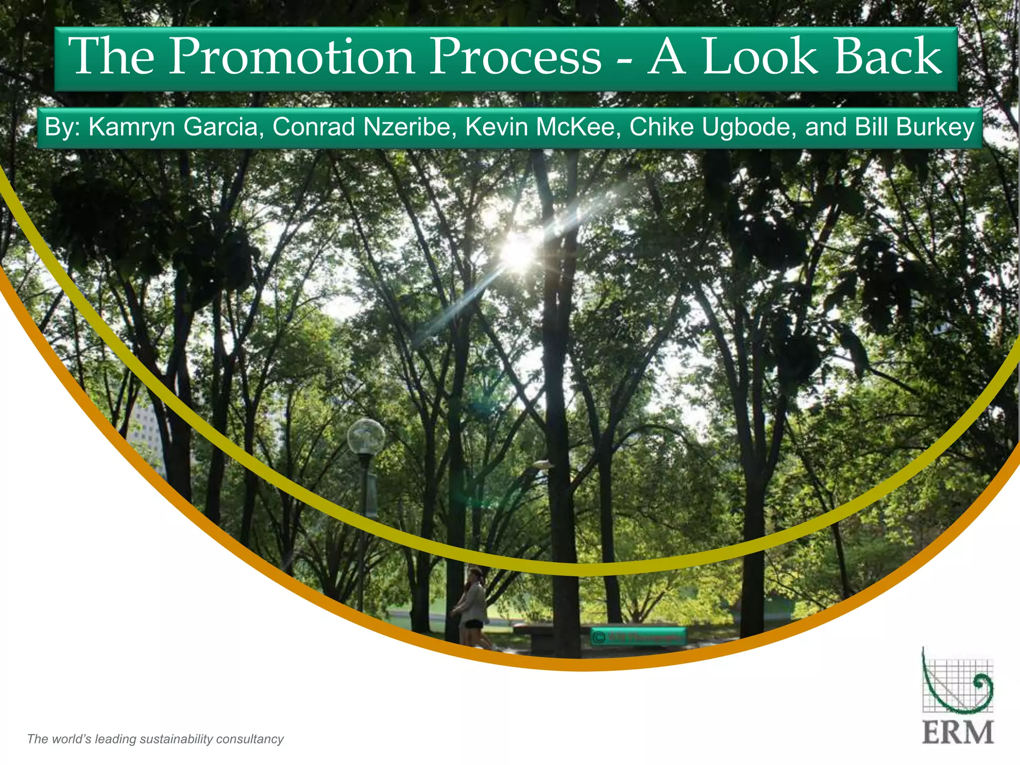 The Promotion Process - A Look Back | PPTX