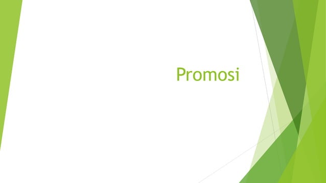 Promosi | PDF