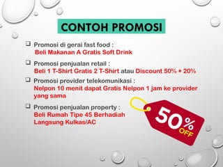 ppt materi promosi kelas XI SMK PRODUK KREATIF KEWIRAUSAHAAN | PPTX