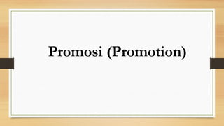 materi PROMOSI produk pengertian promosi produk, jenis promosi, media ...