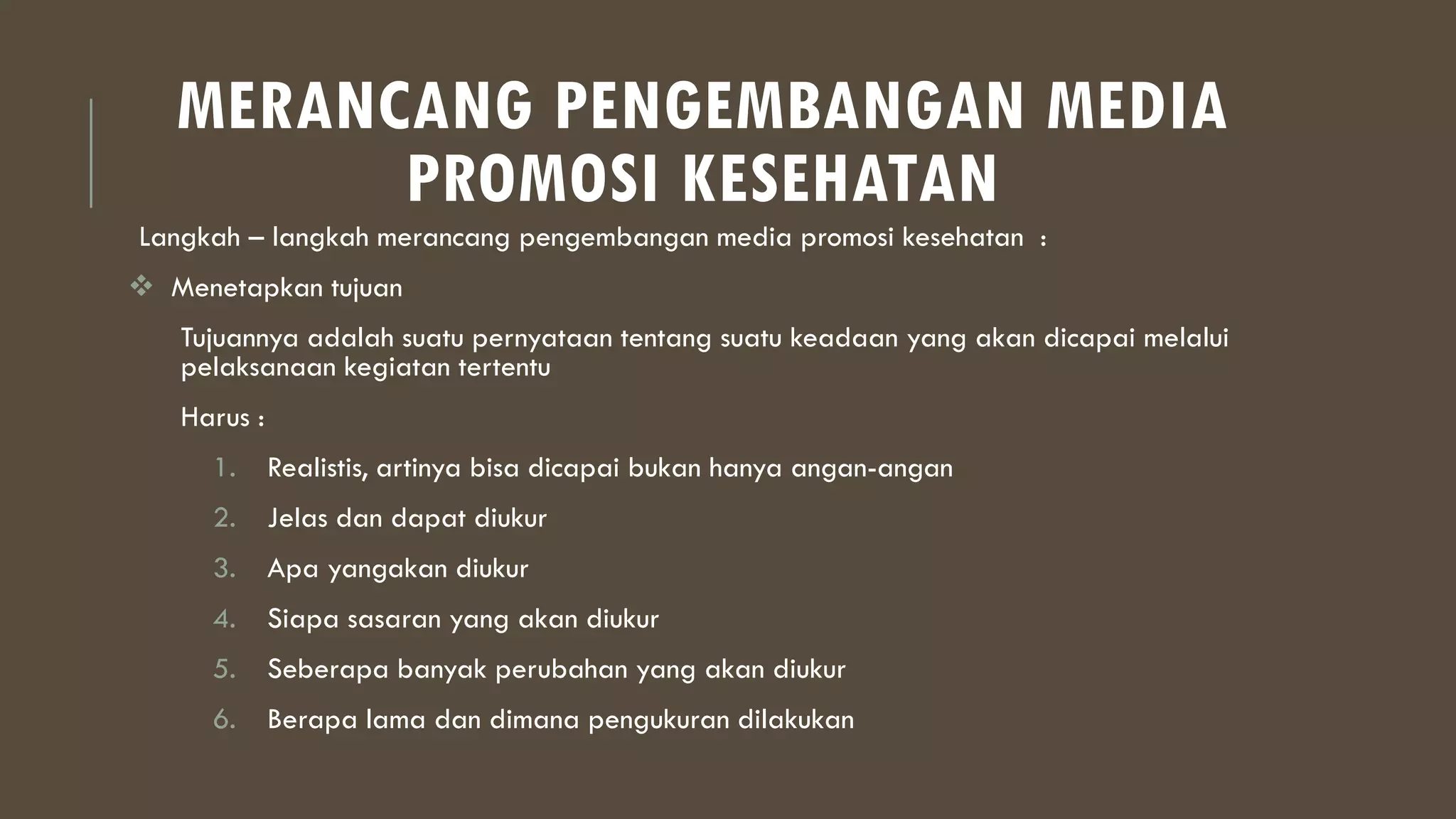 MEDIA Promosi kesehatan | PPTX