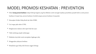 Promosi kesehatan | PPT