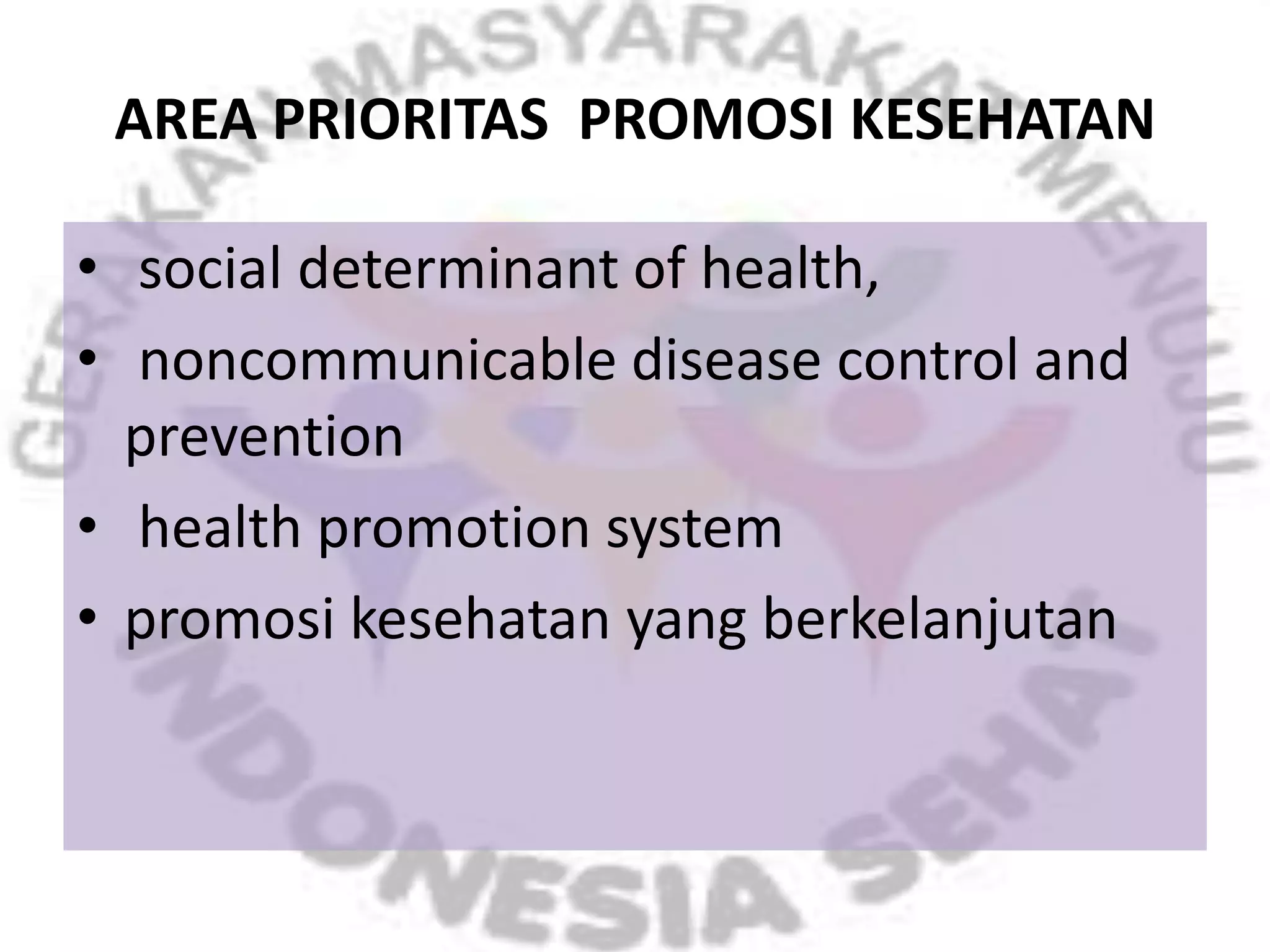 Promosi kesehatan nasional | PPTX